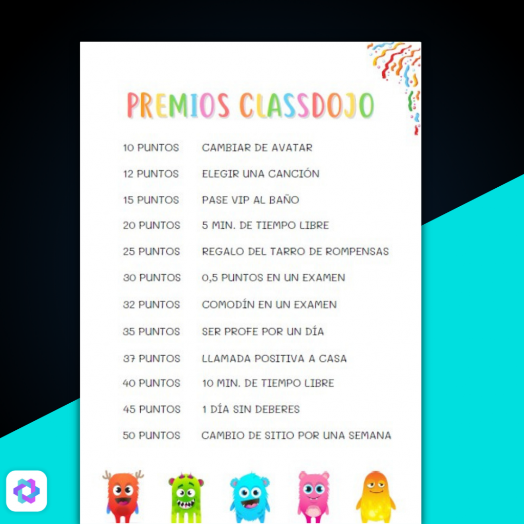 Poster premios ClassDojo | Kumubox.com Poster premios ClassDojo | Kumubox.com